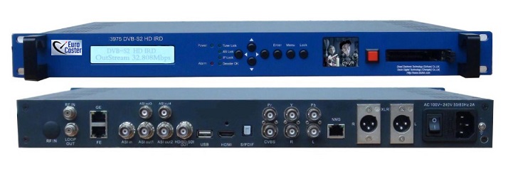Eurocaster EC-397X HD IRD - Satellite head-end encoders etc ...