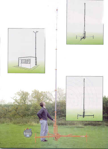 Clark Mast QTM 12 HP - Antenna Masts and Towers - BroadcastStoreEurope.com