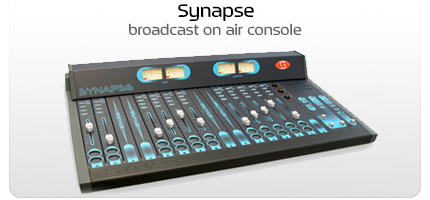 AEV Synapse broadcast mixing console (modular) - Radio Broadcast Mixers ...