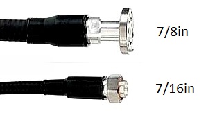Cellflex Feeder Cable 1/2", Conn 7/8 -7/16-50m+inner - Antenna Cable ...
