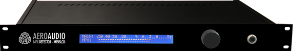 AeroAudio 3 channel MPX detector with LCD-monitors 3 MPX signals and ...