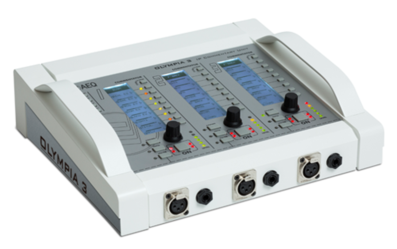 AEQ OLYMPIA 3 Unit for IP Commentary system - Intercom / Talk Back ...