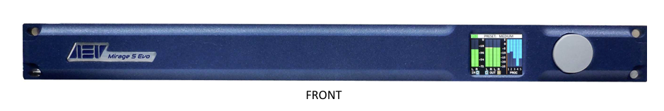 AEV Mirage 5 Evo MPX-RDS - Broadcast FM digital audio processor, 5-Band ...