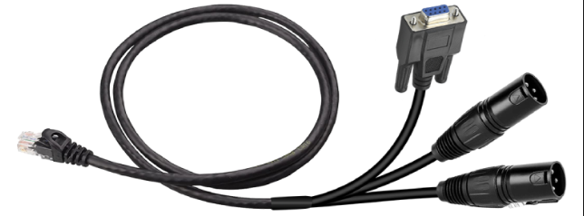 Axel Oxygen 1000/2000 Adapter RJ45-XLR Line Output L/R and SUB-D9pF ...