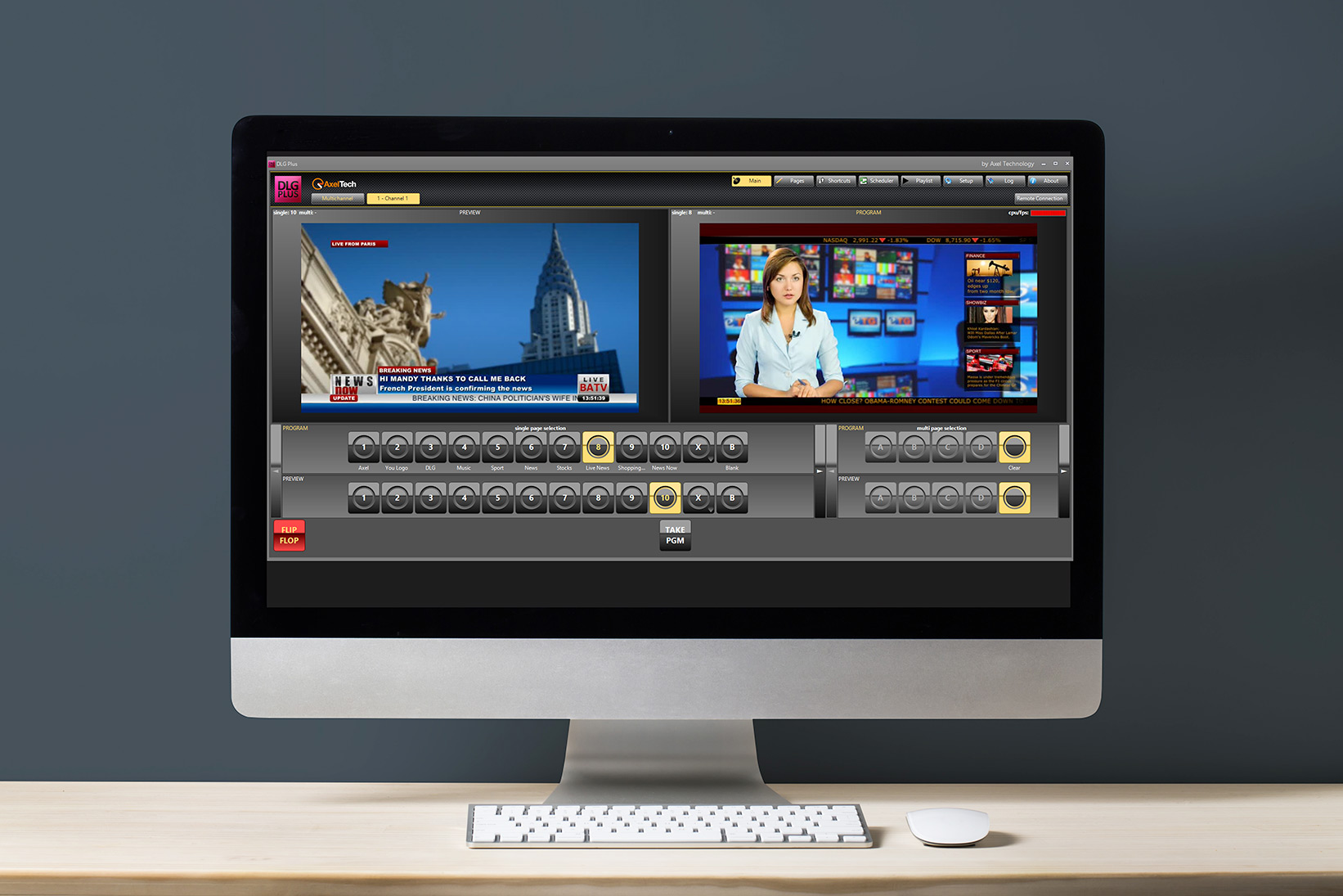 Axel DLG-PLUS Advanced Logo Generator 1CH HD SDI Software (only ...