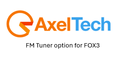 Axel Fox 3 FM Tuner module option, to be ordered with Fox 3 - Audio ...