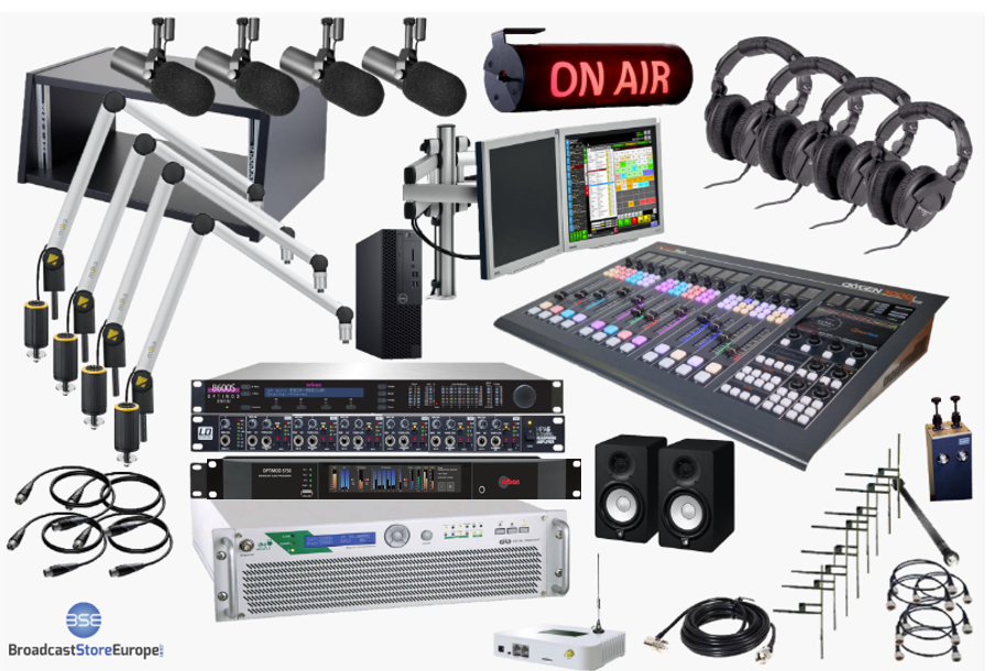 Complete On Air Radio Station 6000W (6 kW/40000W ERP) - Complete FM ...