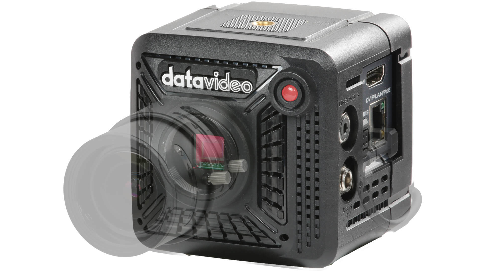 DataVideo BC-15C POV Camera with a 1/1.8” CMOS Sensor, 4K 50/59.94/60p output, H.264 streaming ...