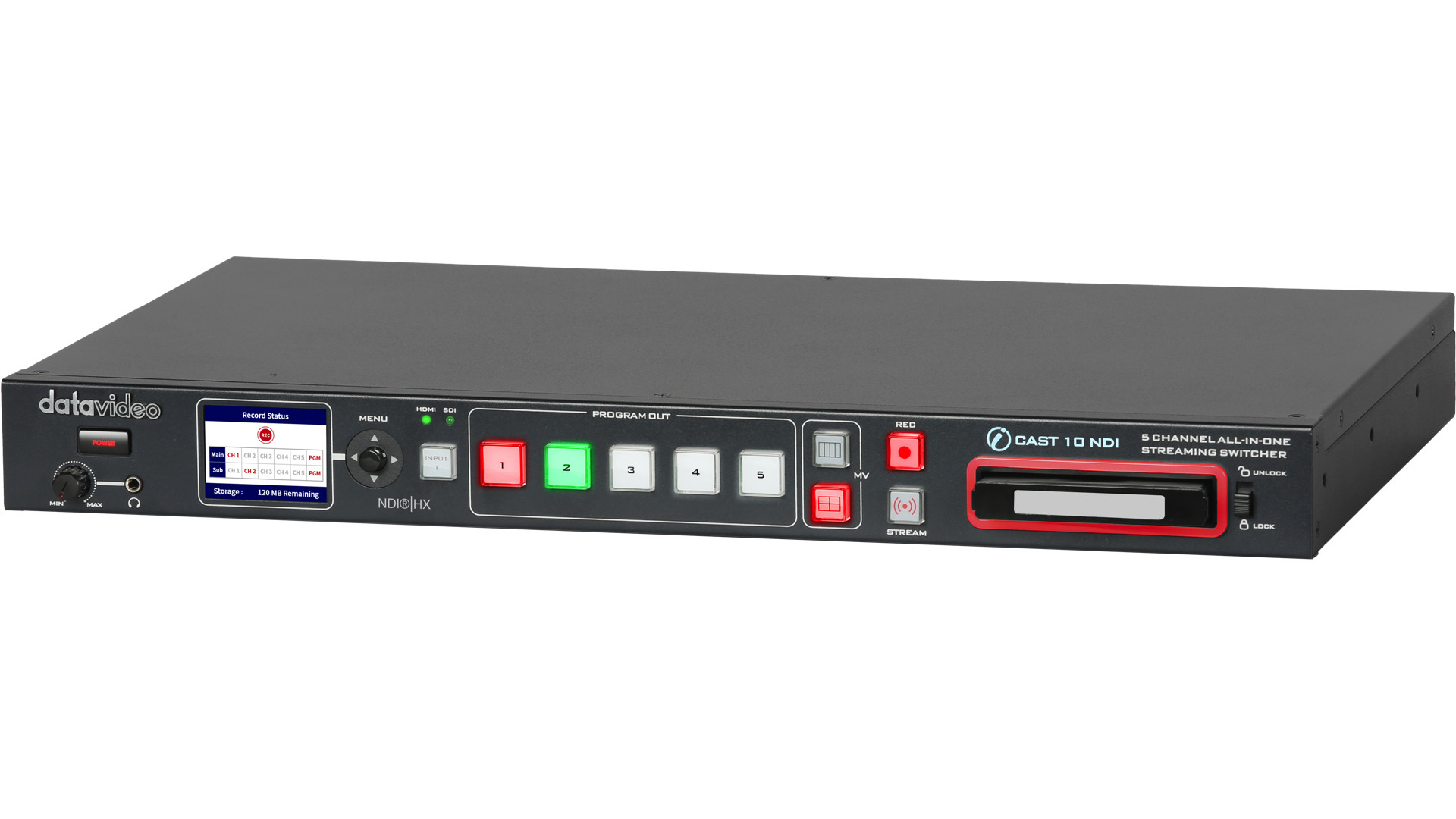 Datavideo DataVideo iCast-10NDI-live production unit - multi format ...