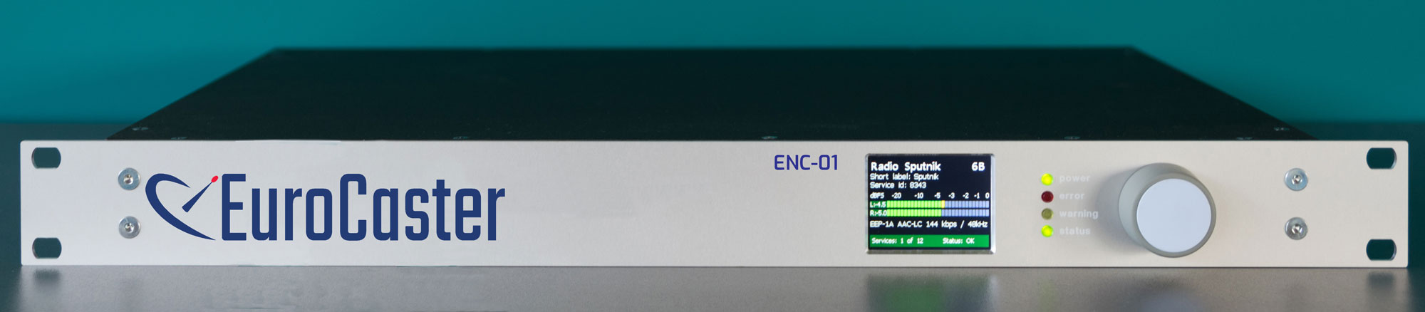 EuroCaster ENC-01 DAB+ Audio Encoder - 1 Channel - DAB/DAB+ Head End ...