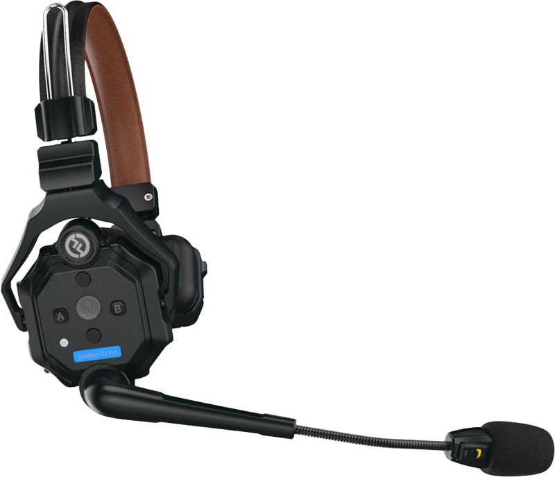 Hollyland Solidcom C1 Pro Wireless Stereo Remote Headset - Intercom ...