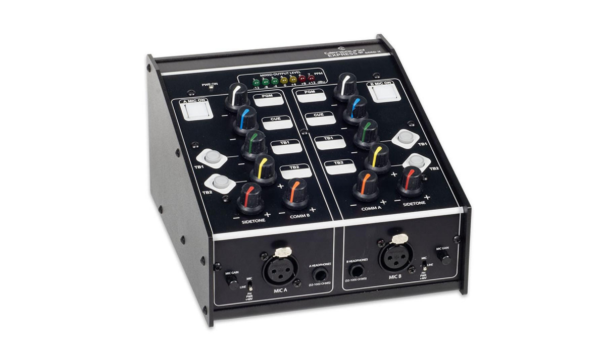 Glensound EXPRESS IP MINI X Ultra Compact desk top, two user Dante ...