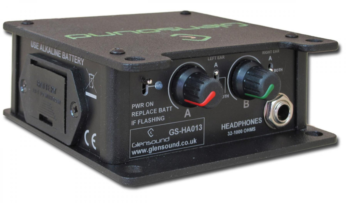 Glensound GS-HA013 Two Channel Headphone Amplifier with input switching ...