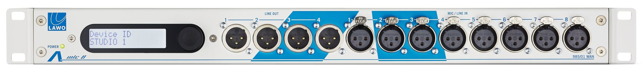 Lawo A__mic8, ST2022-7, Class C audio card 8 MIC/LINE IN XLR, 4 LINE ...