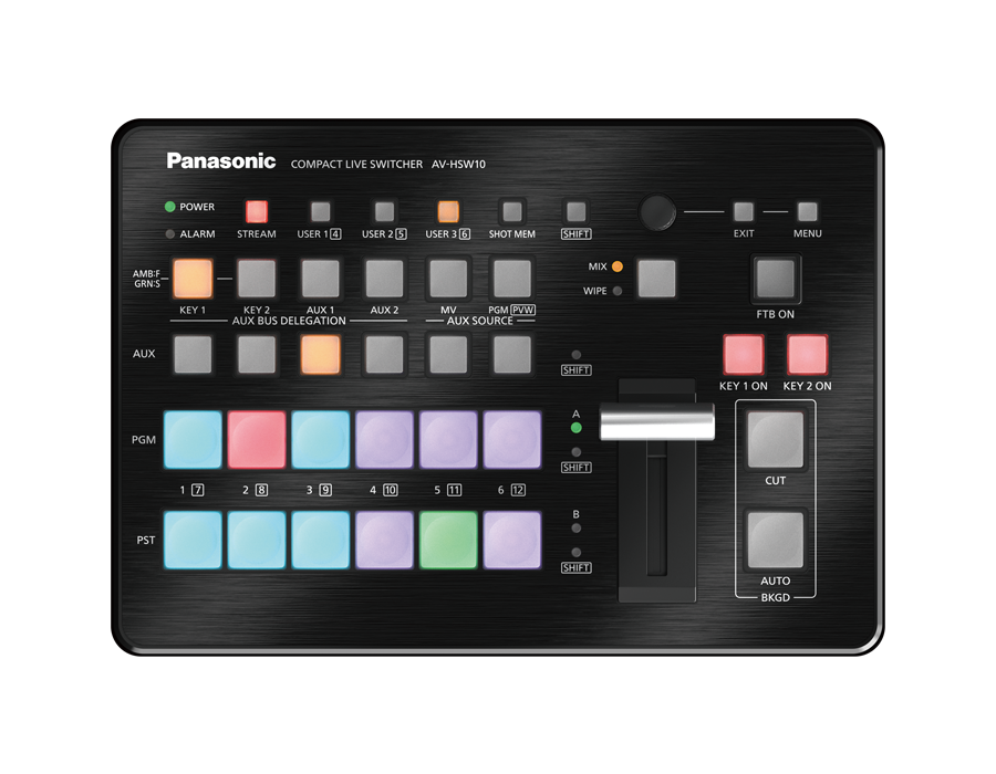 Panasonic AV-HSW10 - compact full SDI/HDMI/NDI hardware switcher ...
