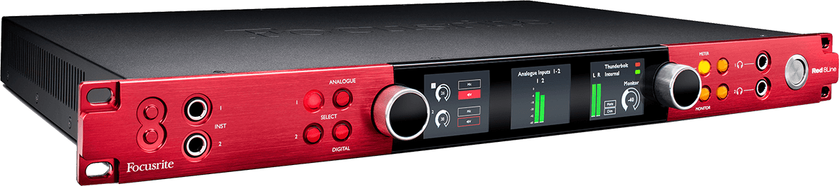 Focusrite PRO RED-8LINE, 8 channel line Dante interface - Audio Cards ...