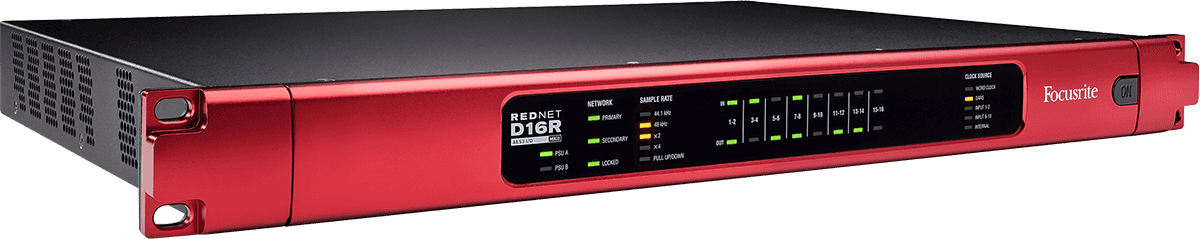 Focusrite PRO REDNET-D16R-MK2 16x16 AES3 Dante Interface - Audio Cards ...