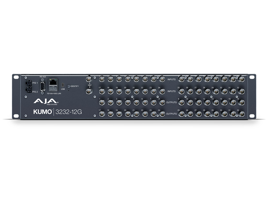 AJA KUMO 32x32 Compact 12G-SDI Router - Video Routers ...
