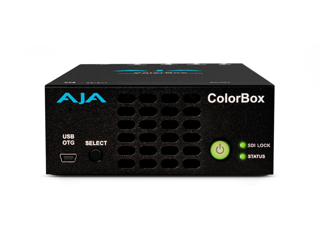 AJA ColorBox In-line HDR/SDR Algorithmic and LUT Color Transforms ...
