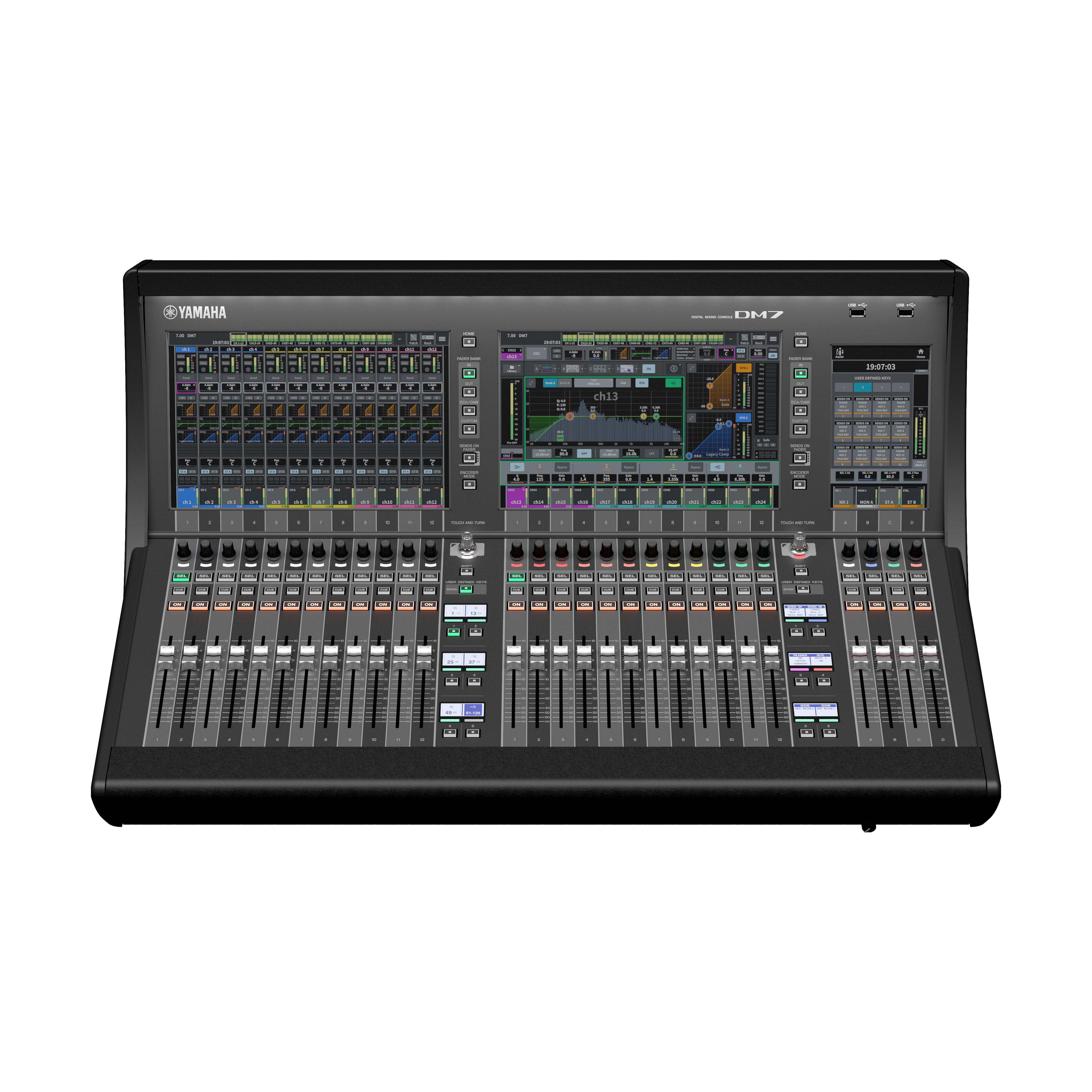 Yamaha DM7 Digital mixing console, 120 inputs, 48 MIX, 12 Matrix, 2 ...