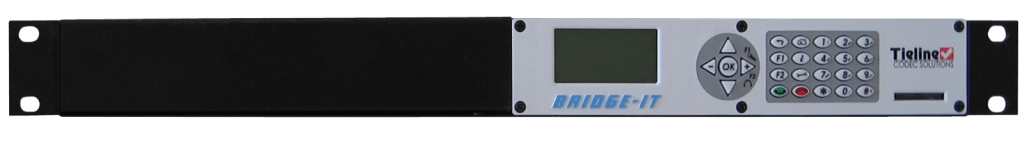 Tieline 1RU Rack Frame w/blanking panel for Brigde-IT - IP & ISDN Audio ...
