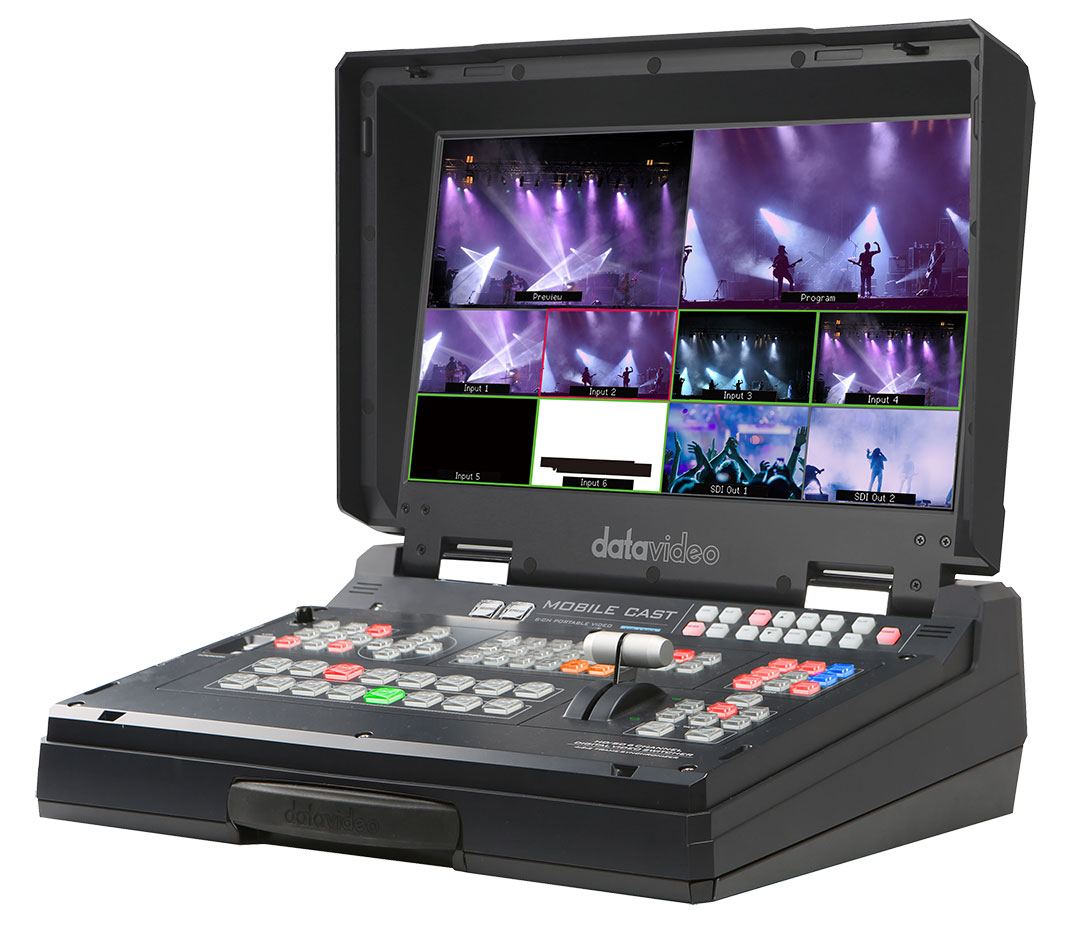 Datavideo HS-1300 6 Channel HD Portable Video Streaming Studio - Video ...
