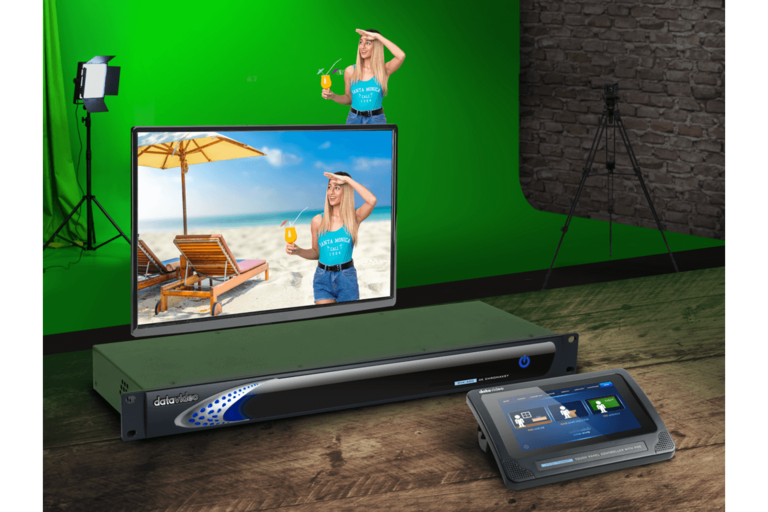 DataVideo DVK-401 Keying Bundle - Switch Virtual Background - Video ...