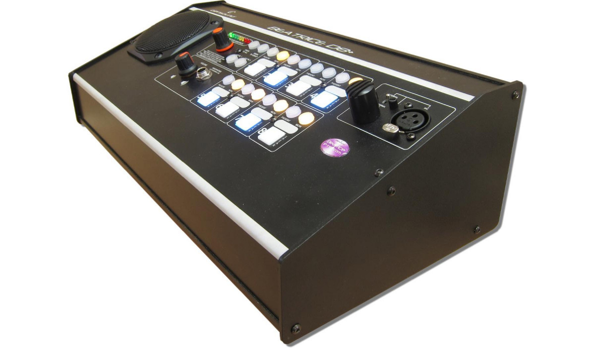 Glensound Beatrice D8+ 8 Channel Network Audio Desktop Intercom with Analogue I/O - Digital ...