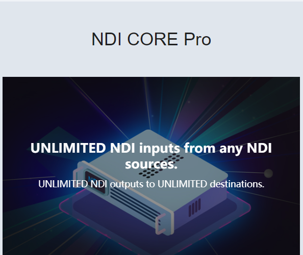 Kiloview NDI Core PRO Software - Video IP Transmission ...