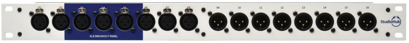 Studiohub BREAKOUT BOX 8 FEMALE AND 8 MALE XLR - Miscellaneous ...