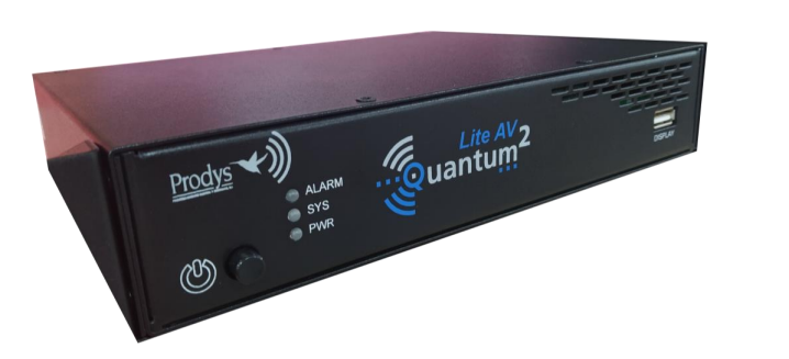 Prodys Quantum2 LITE AV Dante Video Decoder-Half rack Audio-Video IP ...
