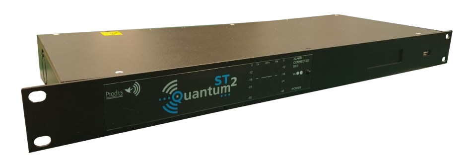 Prodys Quantum2 ST 19" 1-channel stereo audio codec with analog/digital ...