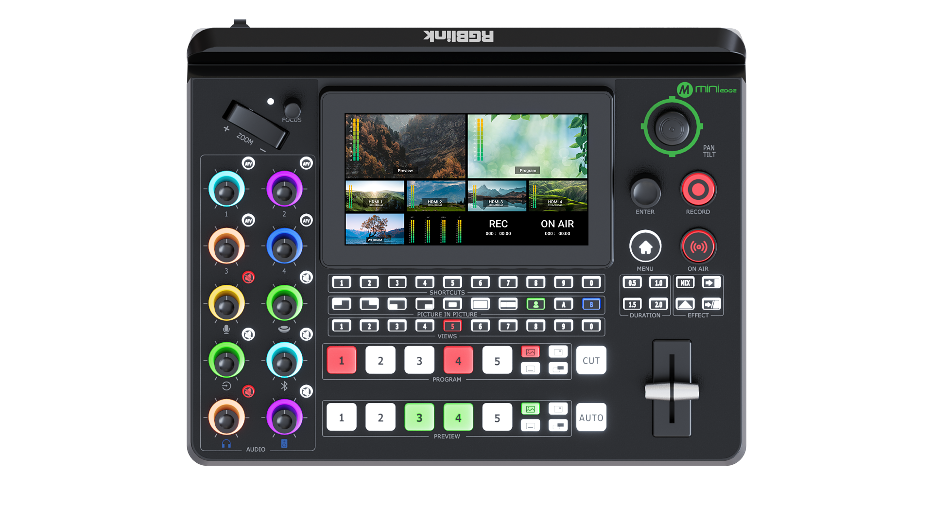RGBlink Mini Edge 5 Channel All-in-One Switcher - Video Mixer & Switchers - BroadcastStoreEurope.com
